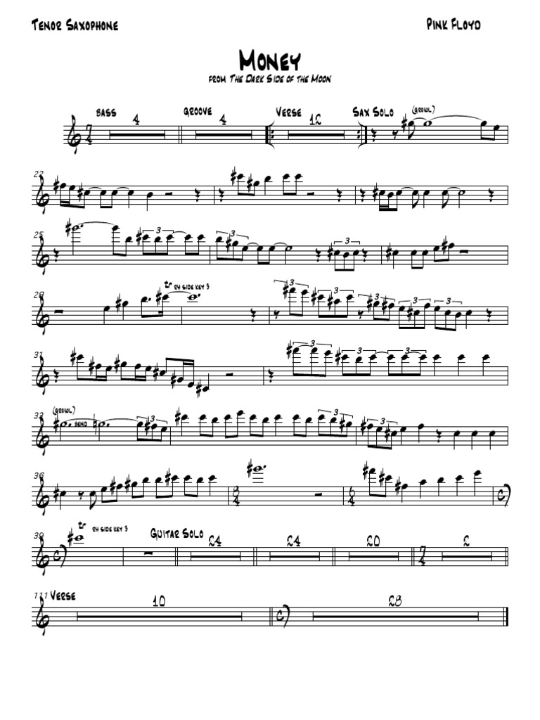 Money | PDF | Technologie musicale | Instruments de musique