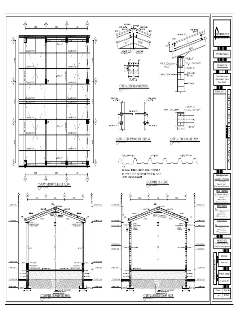 Detalles Estructurales de Techo | PDF