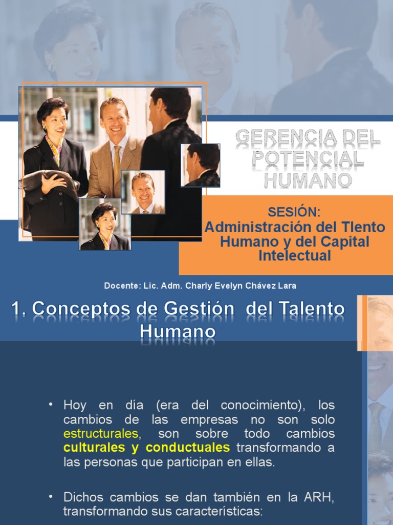 2 2 Administracion Del Talento Humano y Del Capital Intelectual | PDF ...