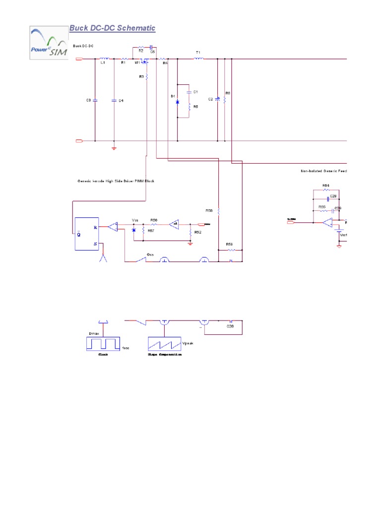 Buck DC-DC Converter Schematic | PDF