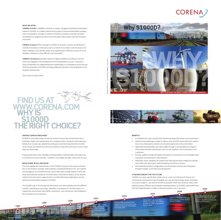 Why S1000D - Final | PDF | Interoperability | Specification (Technical ...