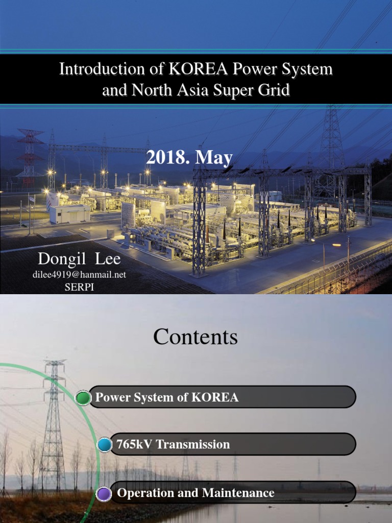 Korea Power System PDF | PDF | Electric Power Transmission ...