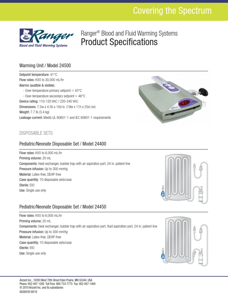 Product Specifications: Covering The Spectrum | PDF | Intravenous ...