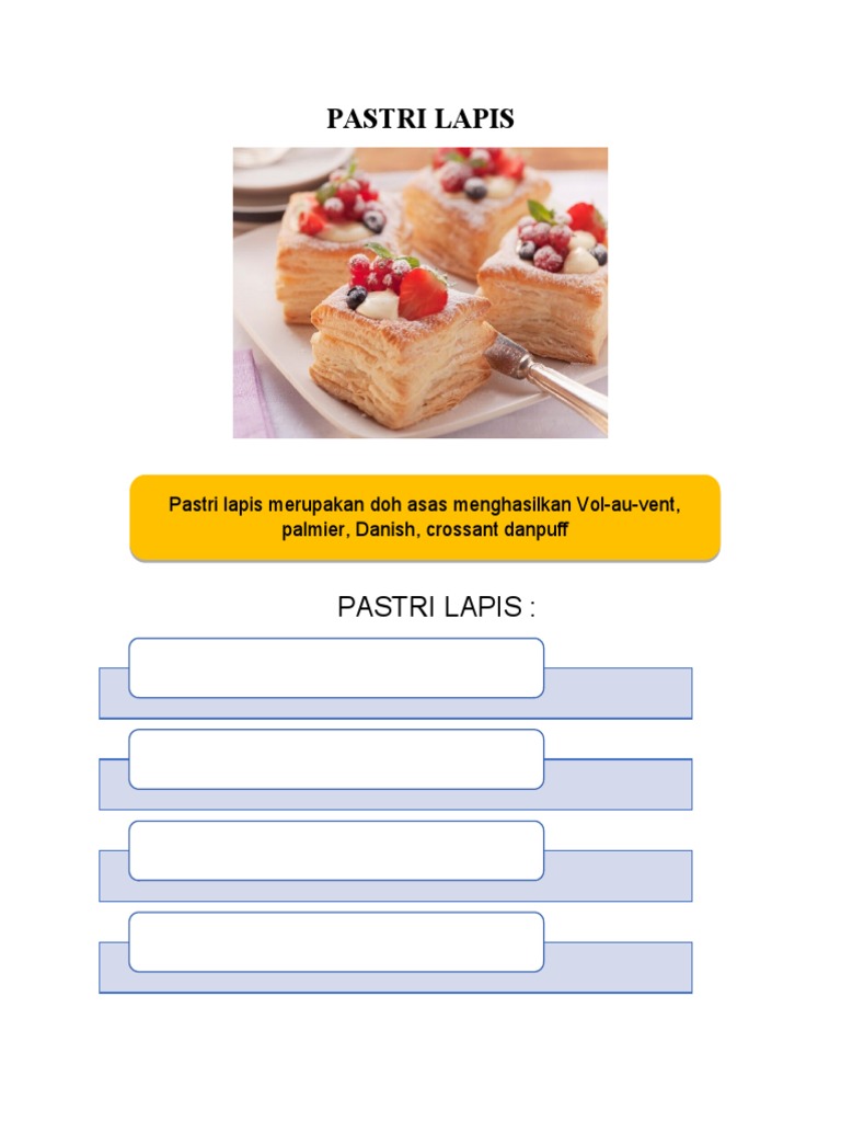 Pastri Lapis Nota | PDF