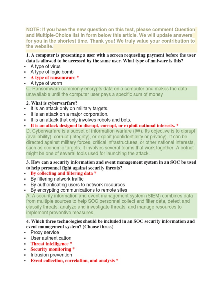Understand cybersecurity threats and SOC operations with this multiple ...