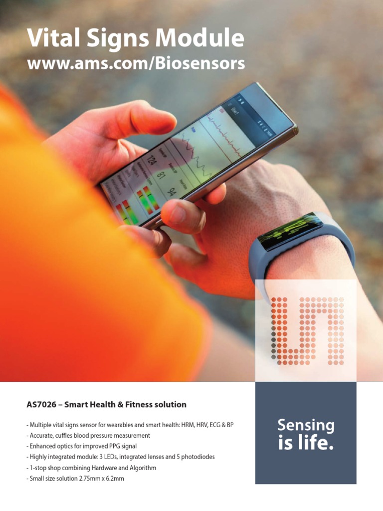 Vital Signs Module: AS7026 - Smart Health & Fitness Solution | PDF ...