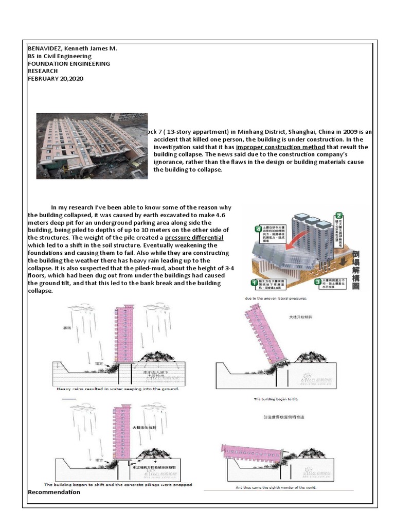 Geotechnical Structure Failure | PDF | Foundation (Engineering ...