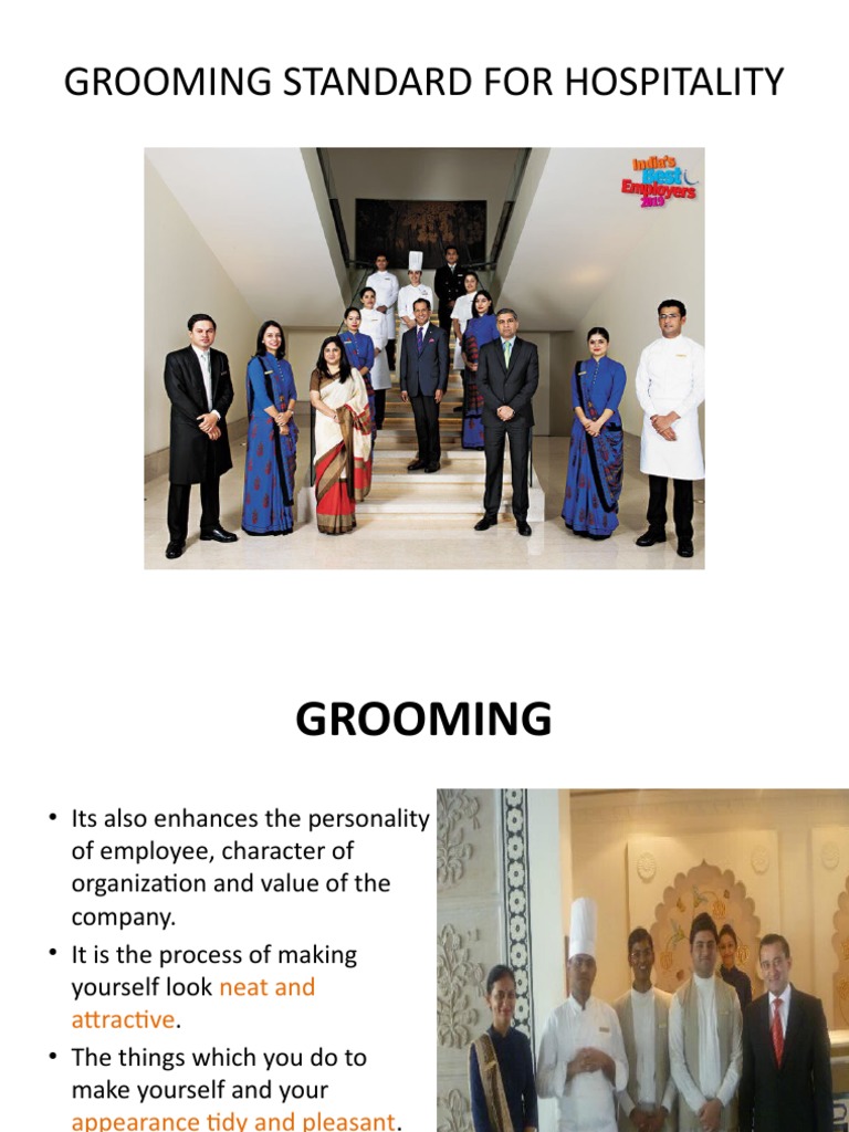 Grooming Standard For Hospitality | PDF | Hygiene | Glasses