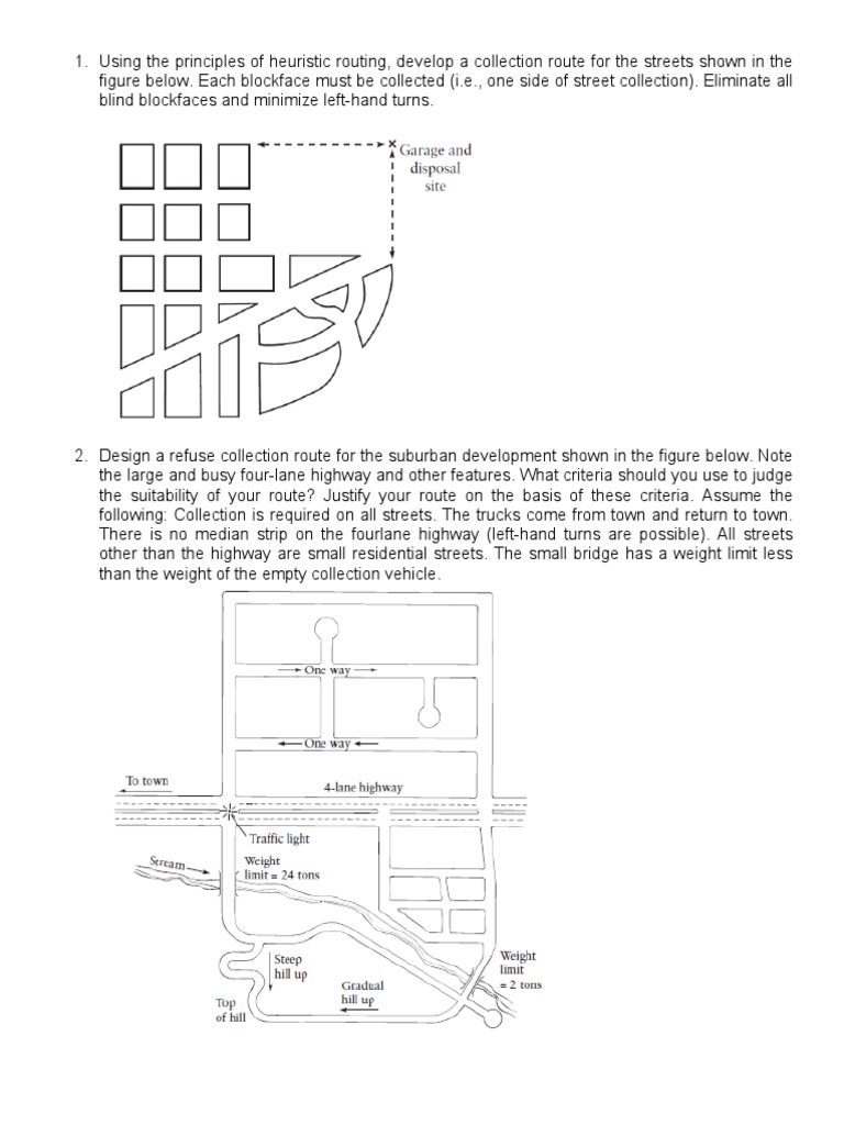 Refuse Collection Route Design Guide | PDF