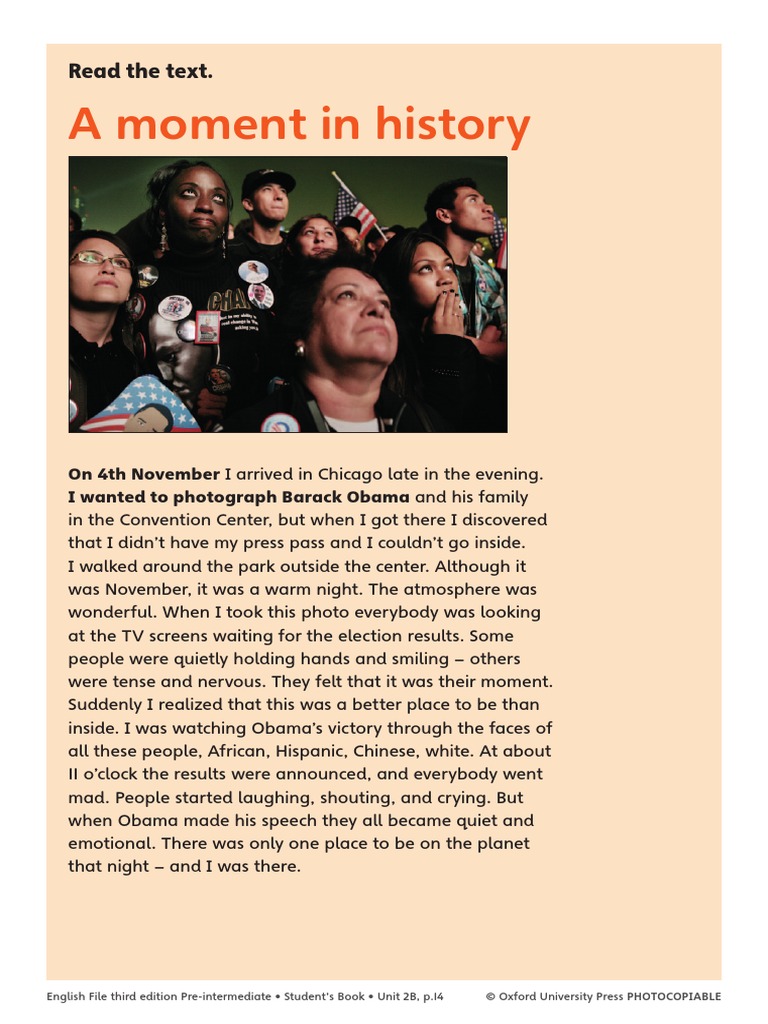 Ef Pre Reading 2b PDF | PDF