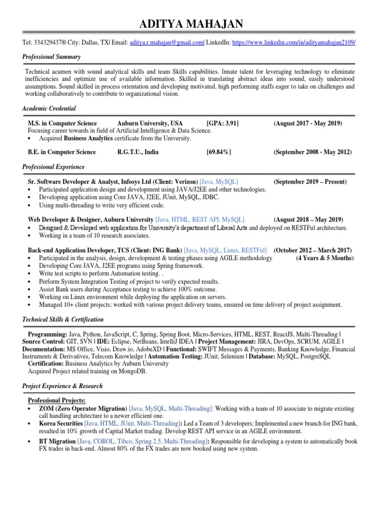 Aditya Mahajan Professional Summary Pdf Representational State