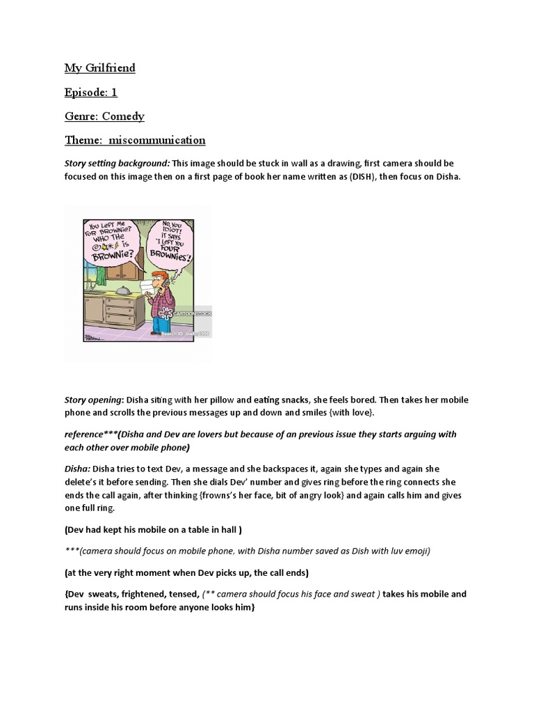 Miscommunication Story Eng Assignment Pdf