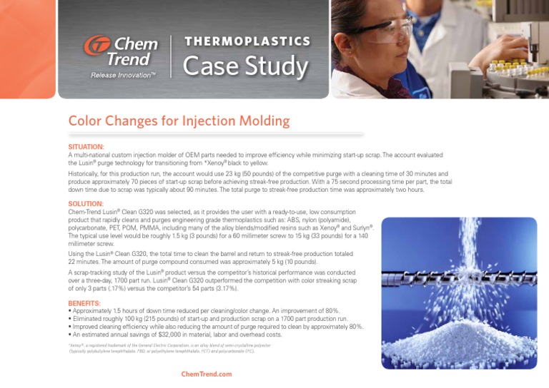 Case Study: Color Changes For Injection Molding | PDF