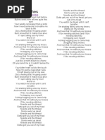 Rosa Linn - Snap Lyrics Text | PDF