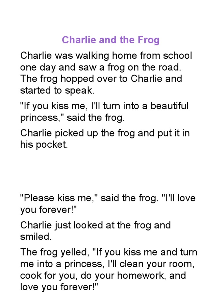 Charlie and The Frog | PDF | Dolphin