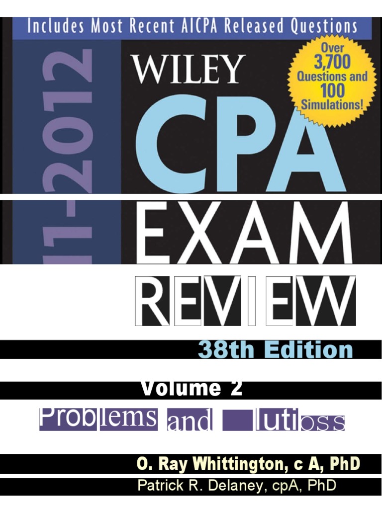 Wiley CPA Exam Review 38th Edition | PDF | Travel | Home & Garden
