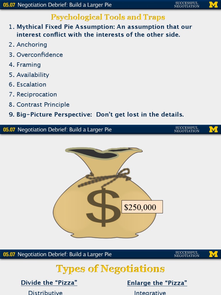 Psychological Tools and Traps | PDF | Negotiation | Sales