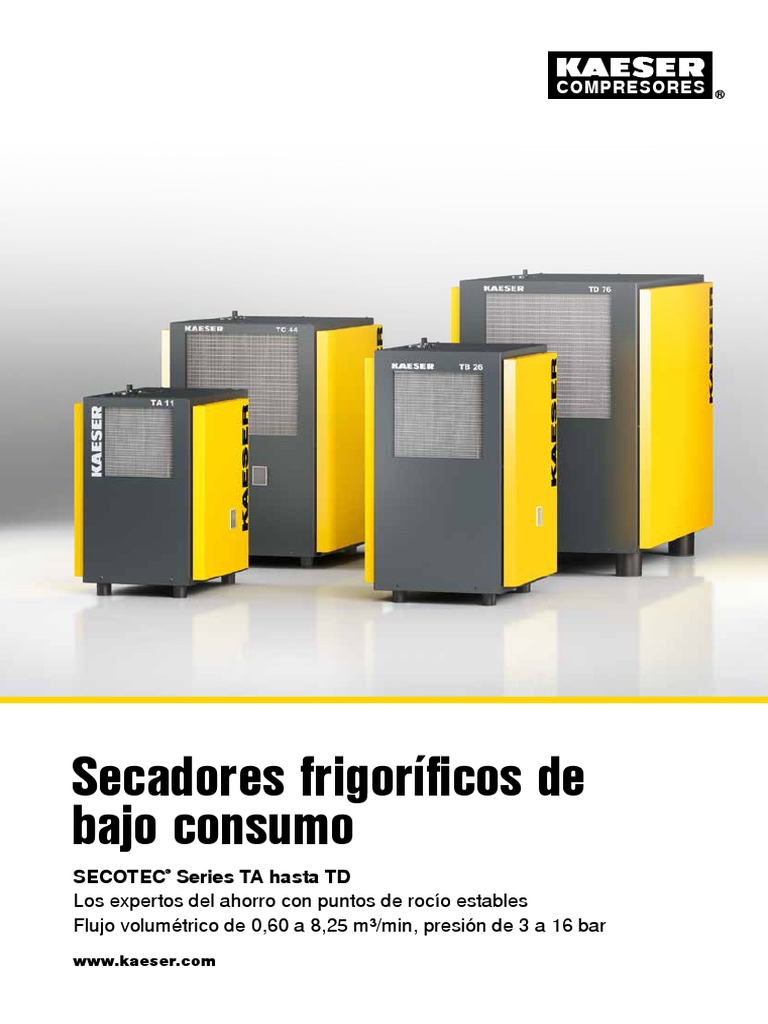 Catalogo Secador Secotec - TD | PDF | Uso eficiente de energía ...