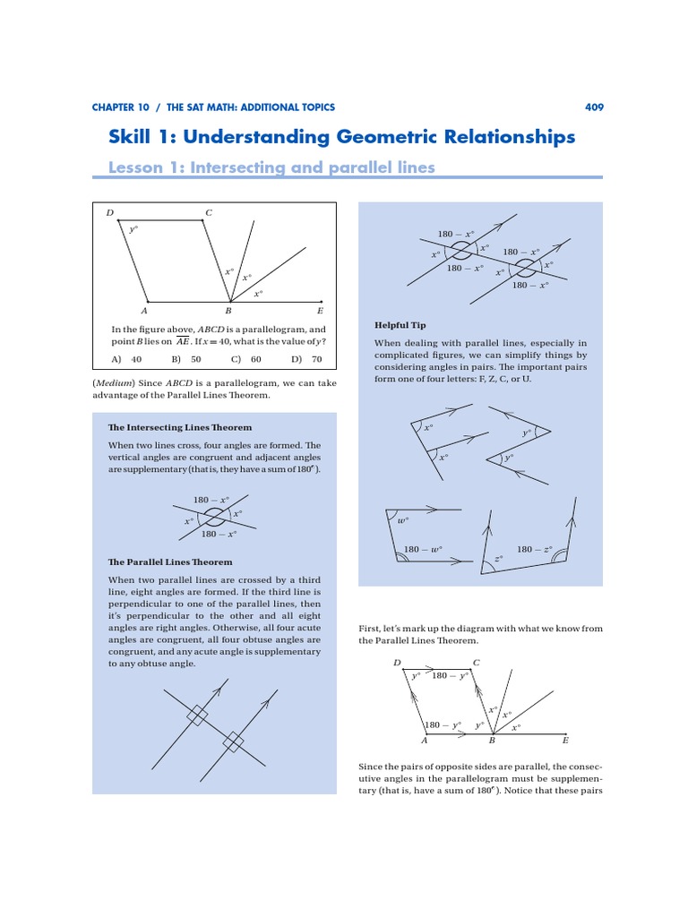 Additional Geometry Notes and Questions For SAT:GRE PDF | PDF ...