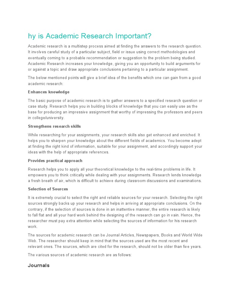 Academic Research Guide | PDF | Peer Review | Academic Journal