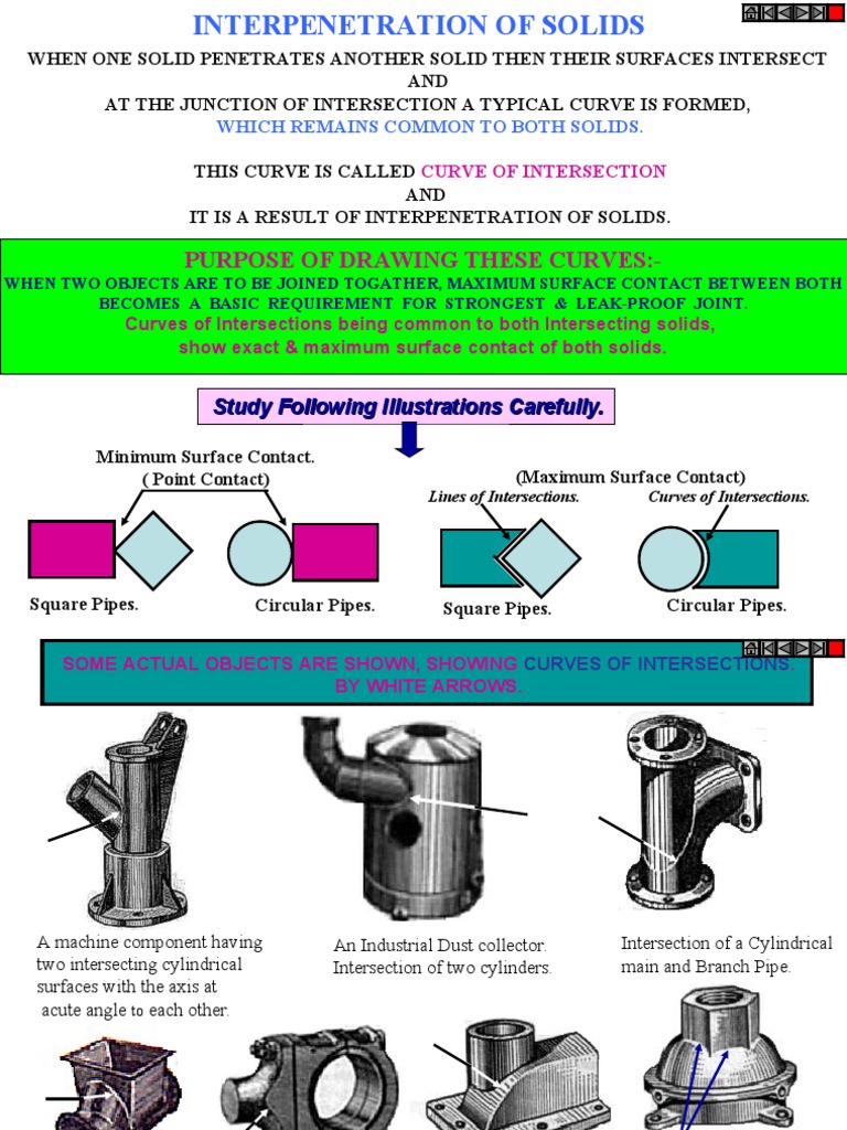 Solid Intersection Projections | PDF | Space | Geometric Shapes
