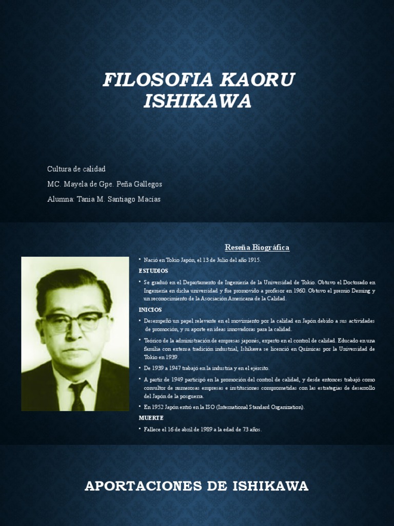 Filosofia Kaoru Ishikawa | PDF | Calidad (comercial) | Economias