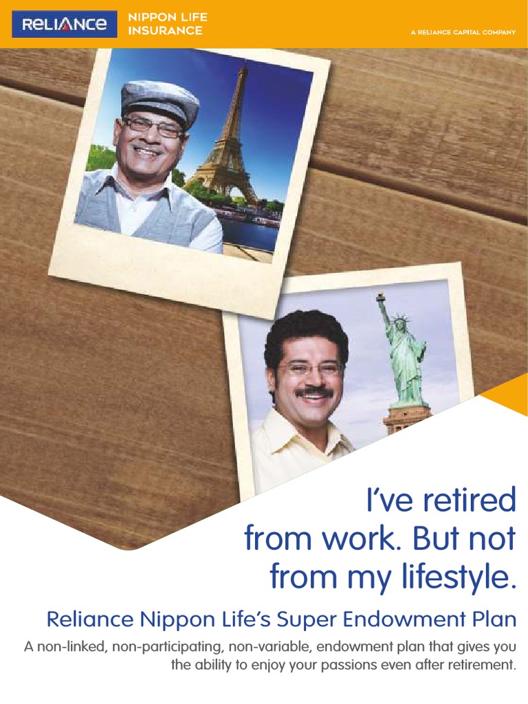 Super Endowment Plan - Brochure | PDF | Insurance | Taxes