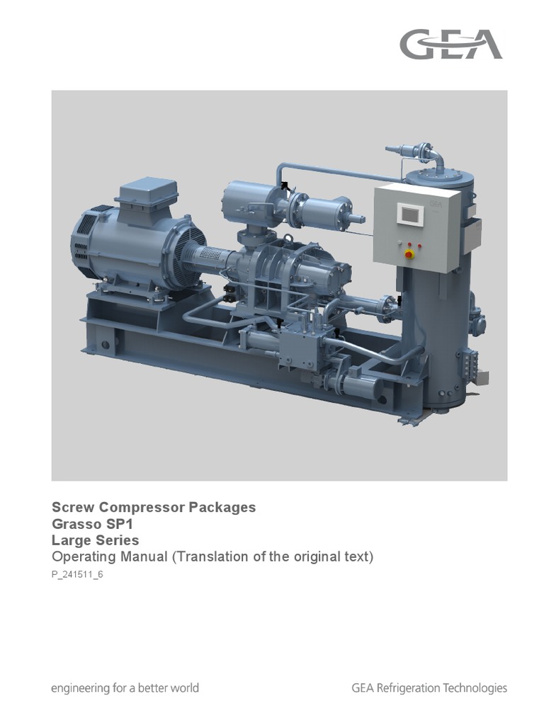 Screw Compressor Packages Grasso SP1 Large Series | Valve | Pump