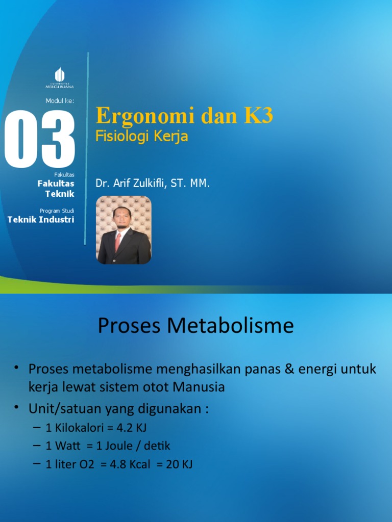 Modul Ergonomi Dan K3 - 3 - 2019 | PDF