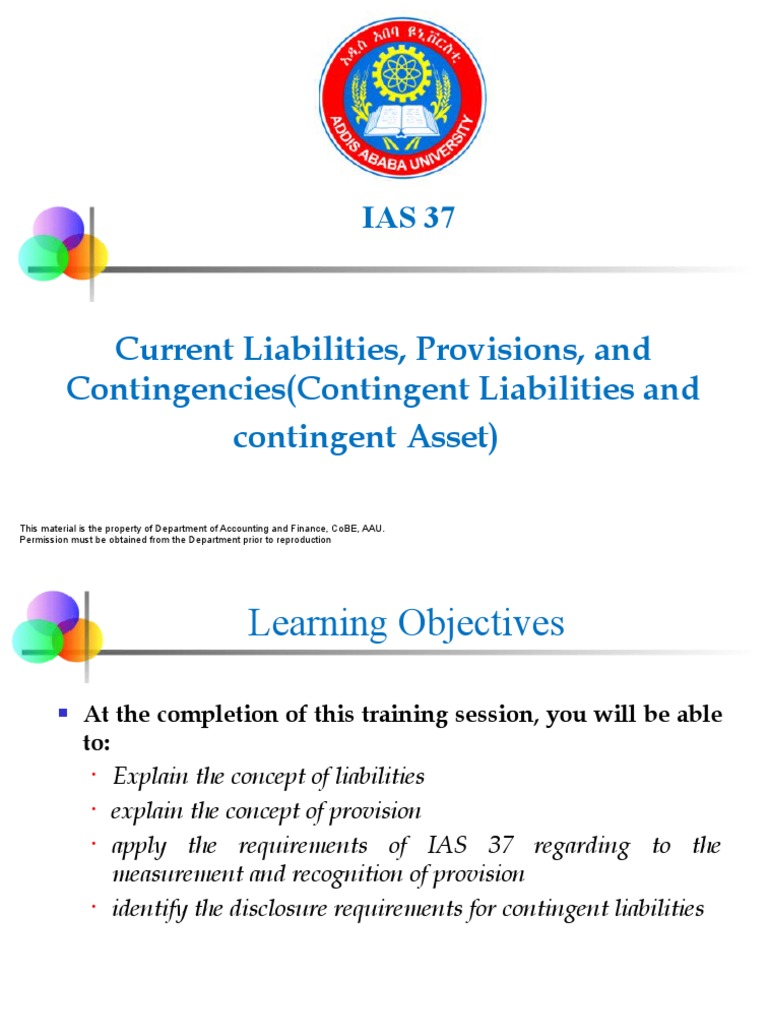 IAS 37: Provisions and Liabilities Guide | PDF | International ...