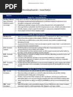 Bloomberg Function Sheet | PDF