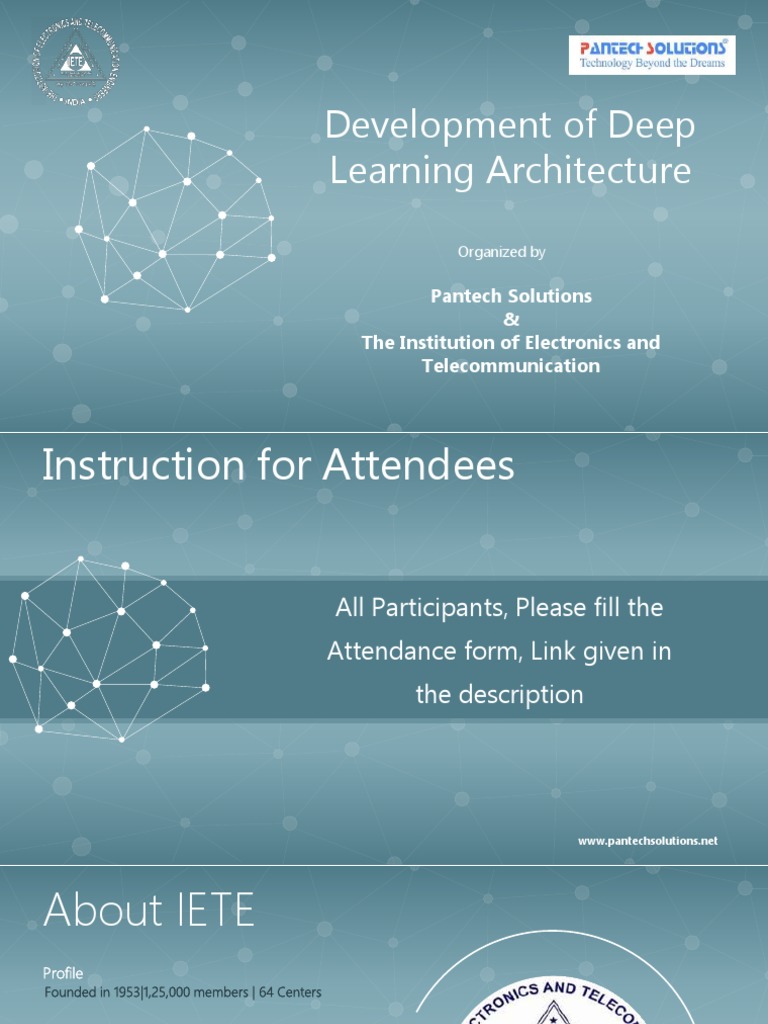 Deep Learning Course by Pantech Solutions | PDF | Artificial Neural ...