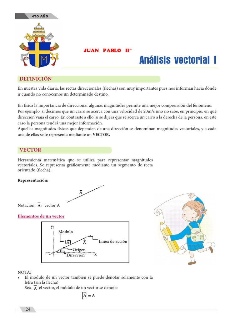 Analisis Vectorial I - 02 PDF | PDF | Vector Euclidiano | Álgebra abstracta