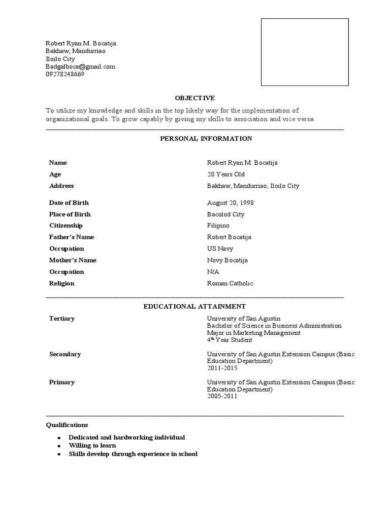 Robert Resume | PDF
