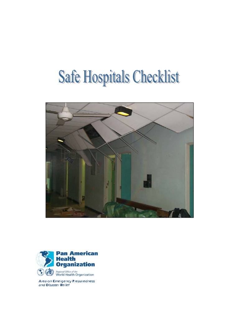 Assessing Hospital Safety: A Checklist for Evaluating Emergency ...