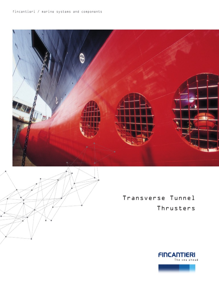 Transverse Tunnel Thrusters: Fincantieri / Marine Systems and ...