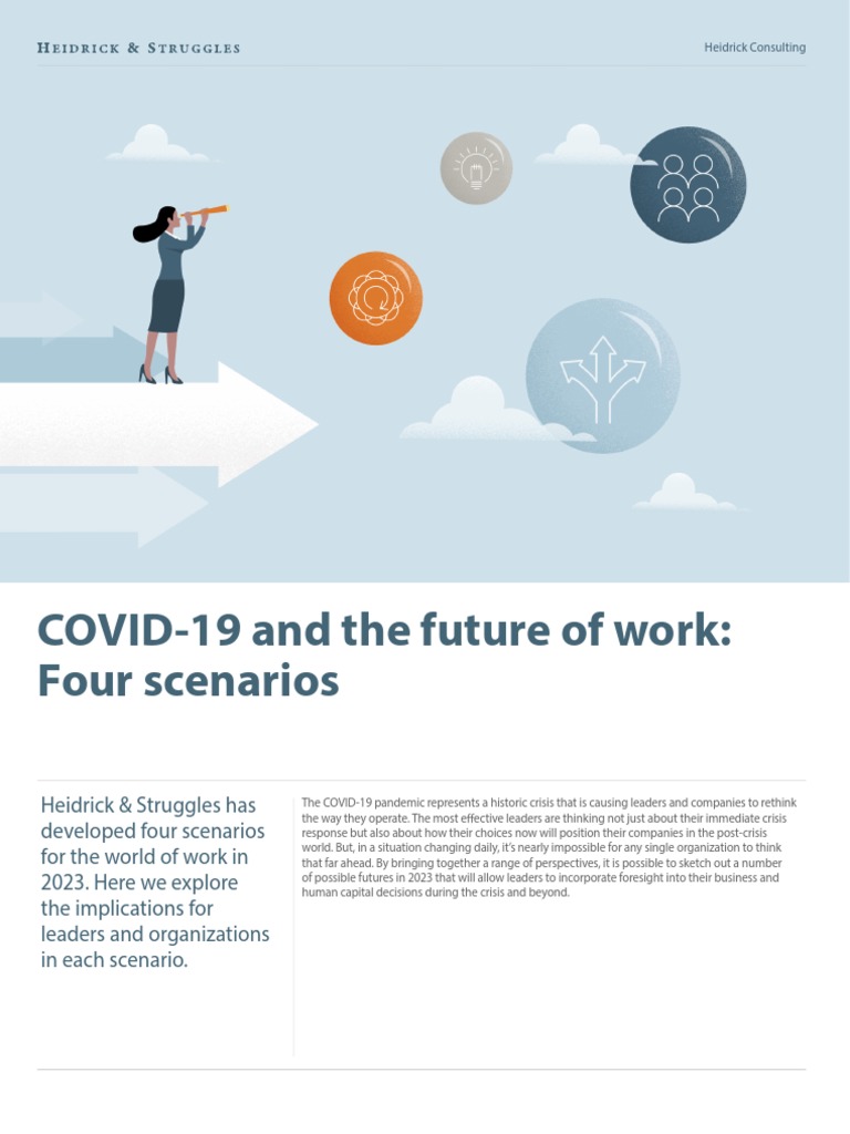 COVID19 and The Future of Work Four Scenarios | PDF | Automation ...