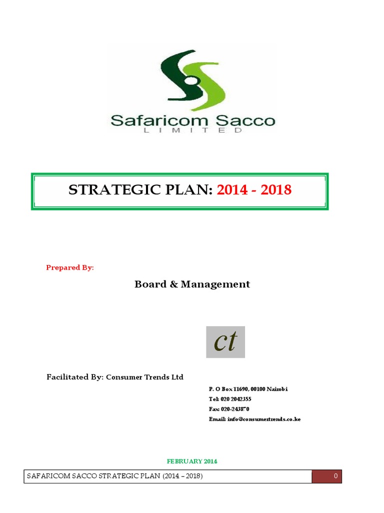 Strategic Plan 2014 2018 PDF | PDF | Credit Union | Strategic Planning