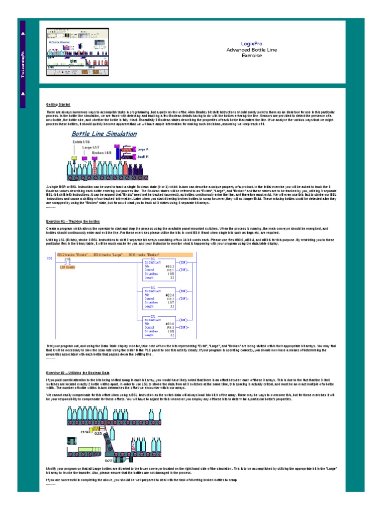 Lab Embotelladora | PDF | Programmable Logic Controller | Subroutine