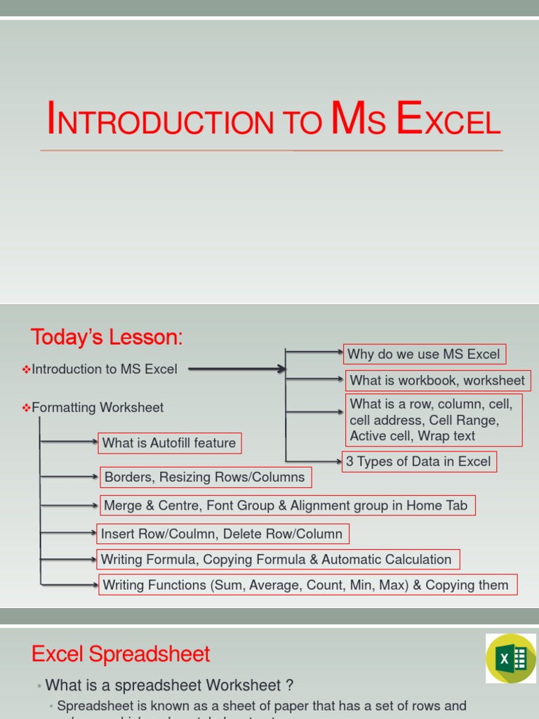 Class 6 - Computer - Excel - Chap1 | PDF | Microsoft Excel | Worksheet