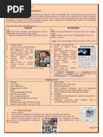 Broadsheet Vs Tabloid | PDF | Newspapers | News