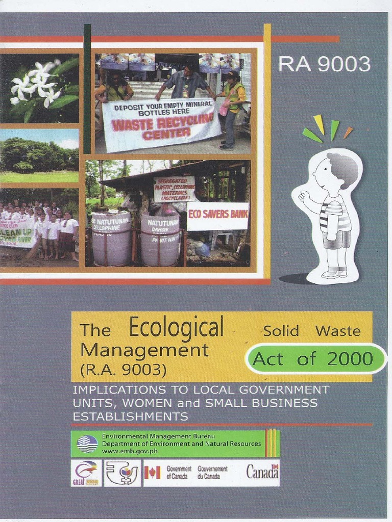 ESWM Act 2000 RA 9003 Primer PDF | PDF