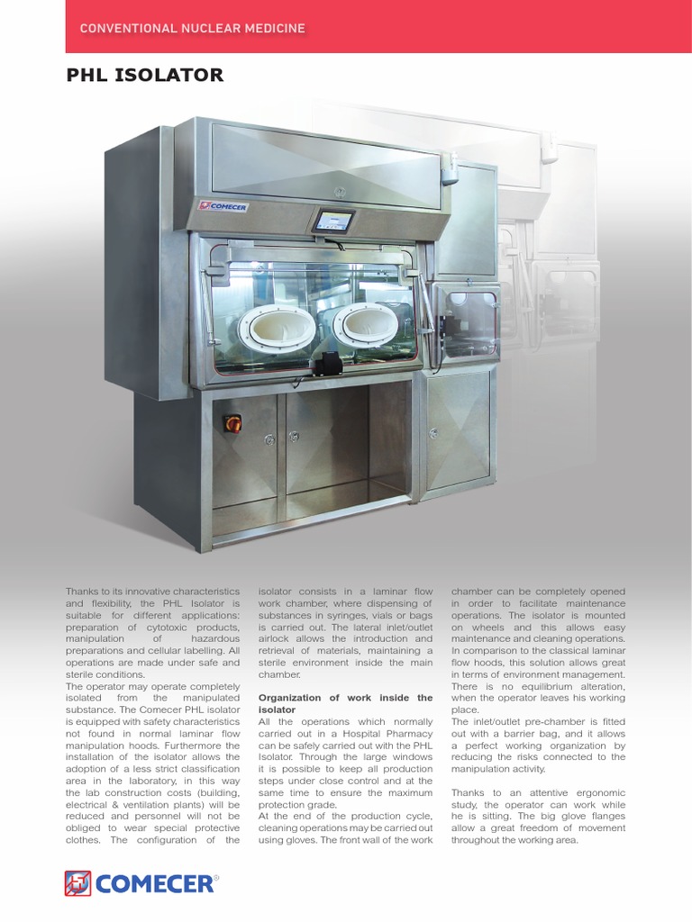 PHL Isolator: Conventional Nuclear Medicine | PDF | Laboratories ...