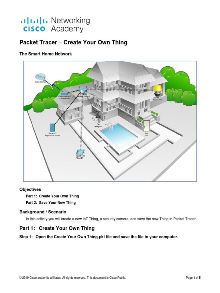 Packet Tracer - Create Your Own Thing | PDF | Icon (Computing ...