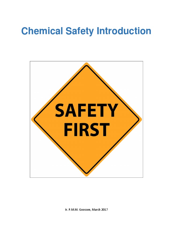 Safety First | PDF | Toxicology | Toxicity