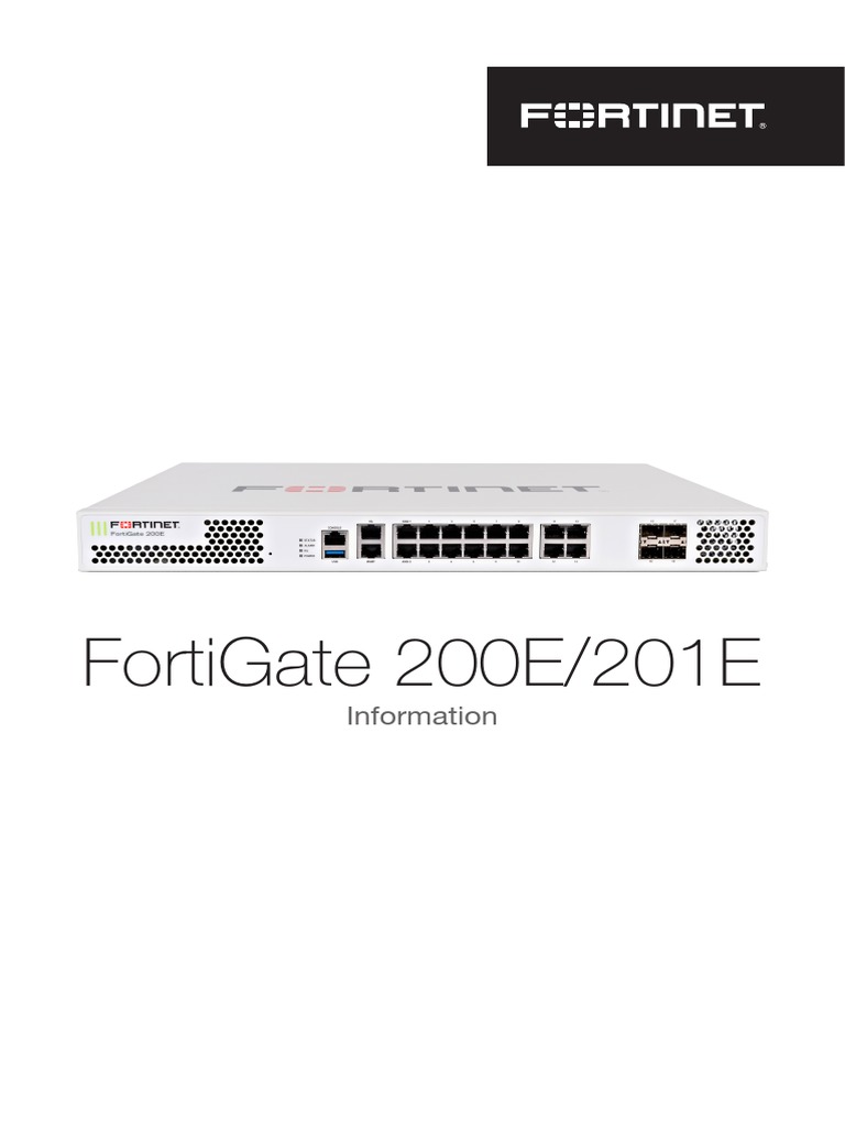 FortiGate 200E 201E Supplement 20190912 | PDF | Wide Area Network ...