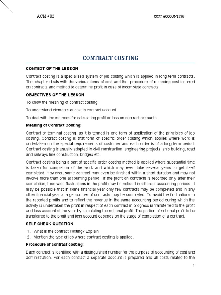 ACM 402 Unit - IV To V (Classnotes) | PDF | Expense | Debits And Credits