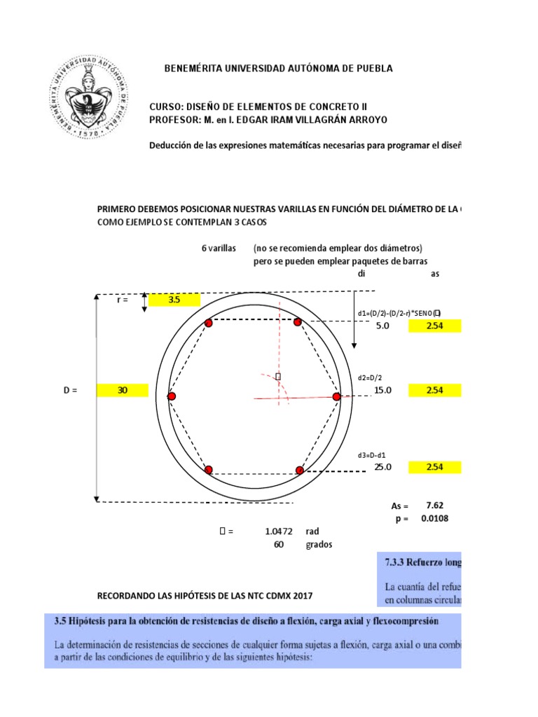 Columnas Circulares Didactica 2018 | PDF | Geometría Elemental ...