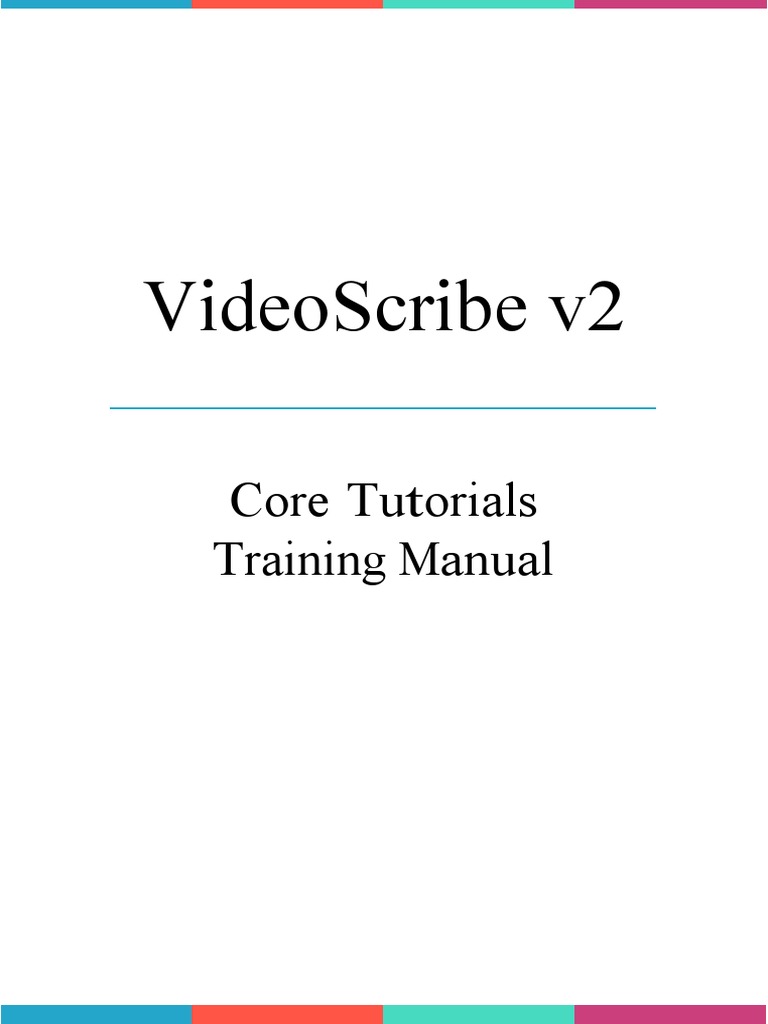 VideoScribe v2: Beginner's Guide | PDF | Button (Computing) | Computer File