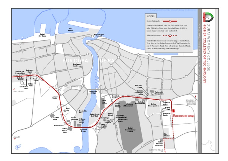 Road Map Burdubai | PDF | Dubai | United Arab Emirates